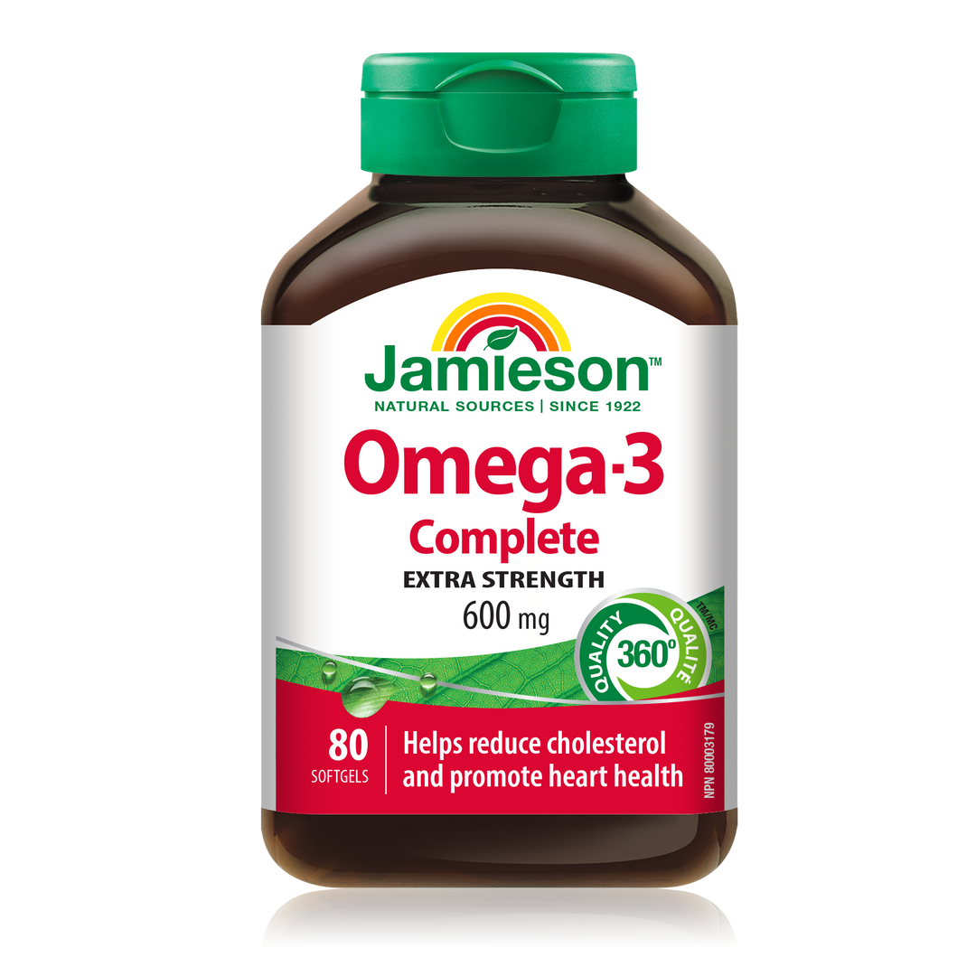 Jamieson Wild Salmon & Fish Oil Omega 3 Complex 80's – Natural Vitamin ...