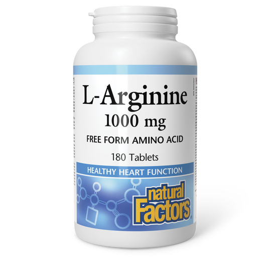 Natural Factors L-Arginine 1000mg Tab 180 – Natural Vitamin Direct ...