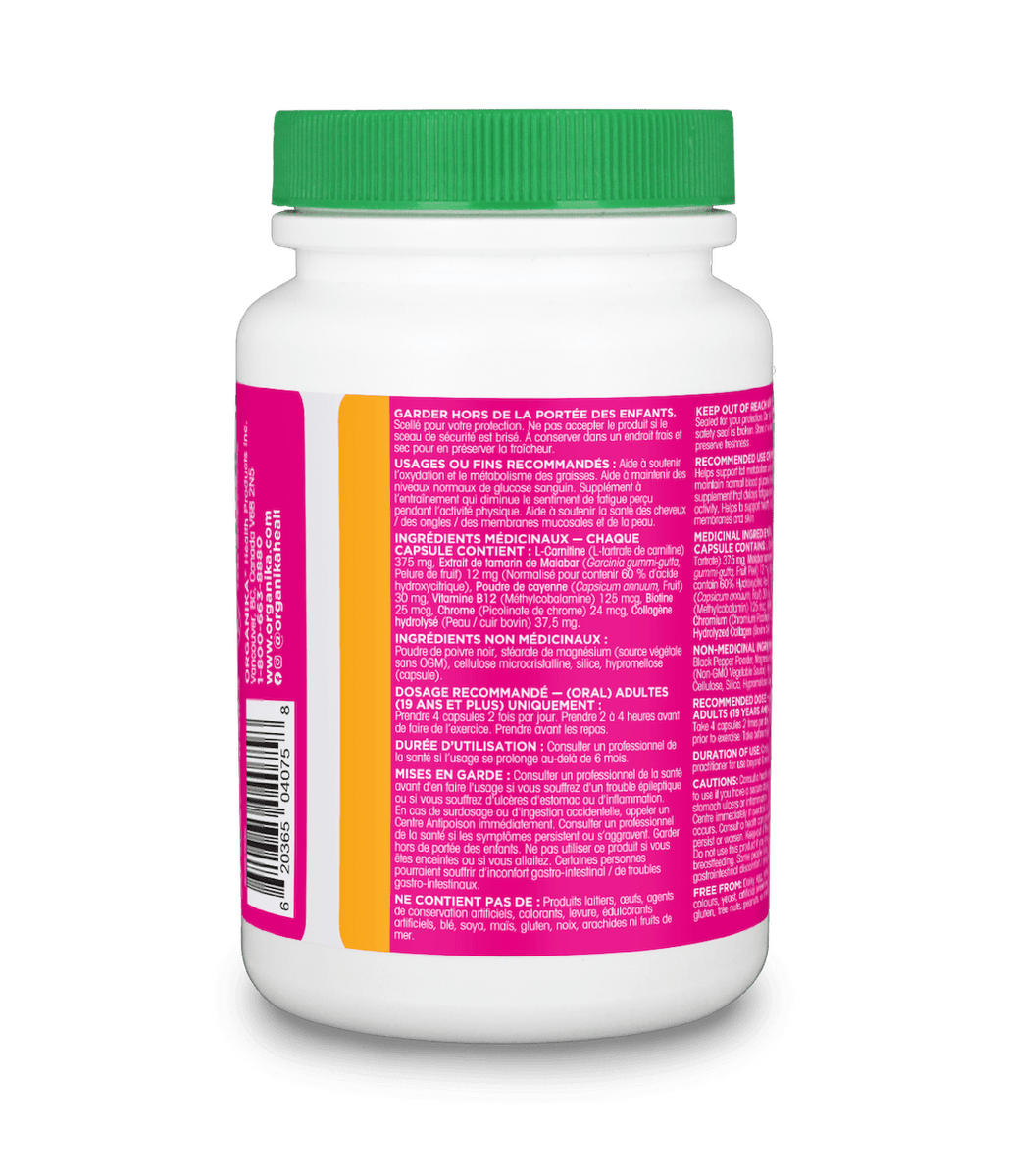 Organika Metaboost Fat Metabolizing Complex 120 Capsules – Natural ...