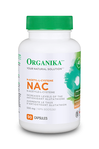 Organika NAC (N-Acetyl-L-Cysteine) 500 mg , 90Capsules – Natural ...