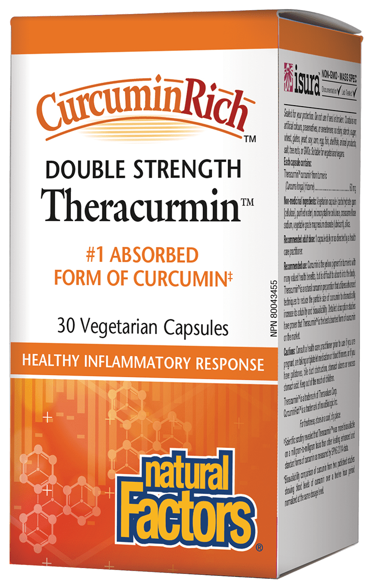 CurcuminRich™ Double Strength Theracurmin™, 30 Vegetarian Capsules ...